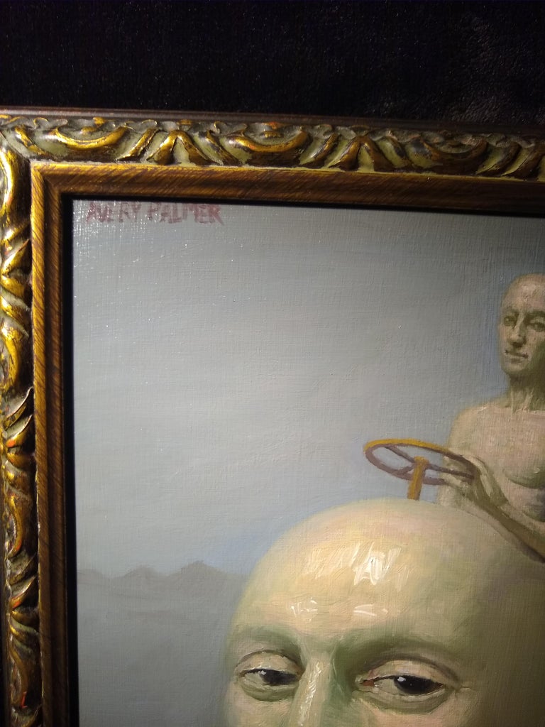 Avery Palmer - Driven, Avery Palmer, Oil painting, pop surreal figure ...