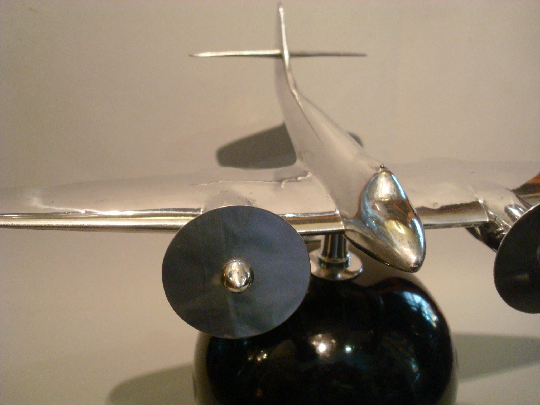 Aviation Vintage Desk Airplane Model 1940s at 1stDibs