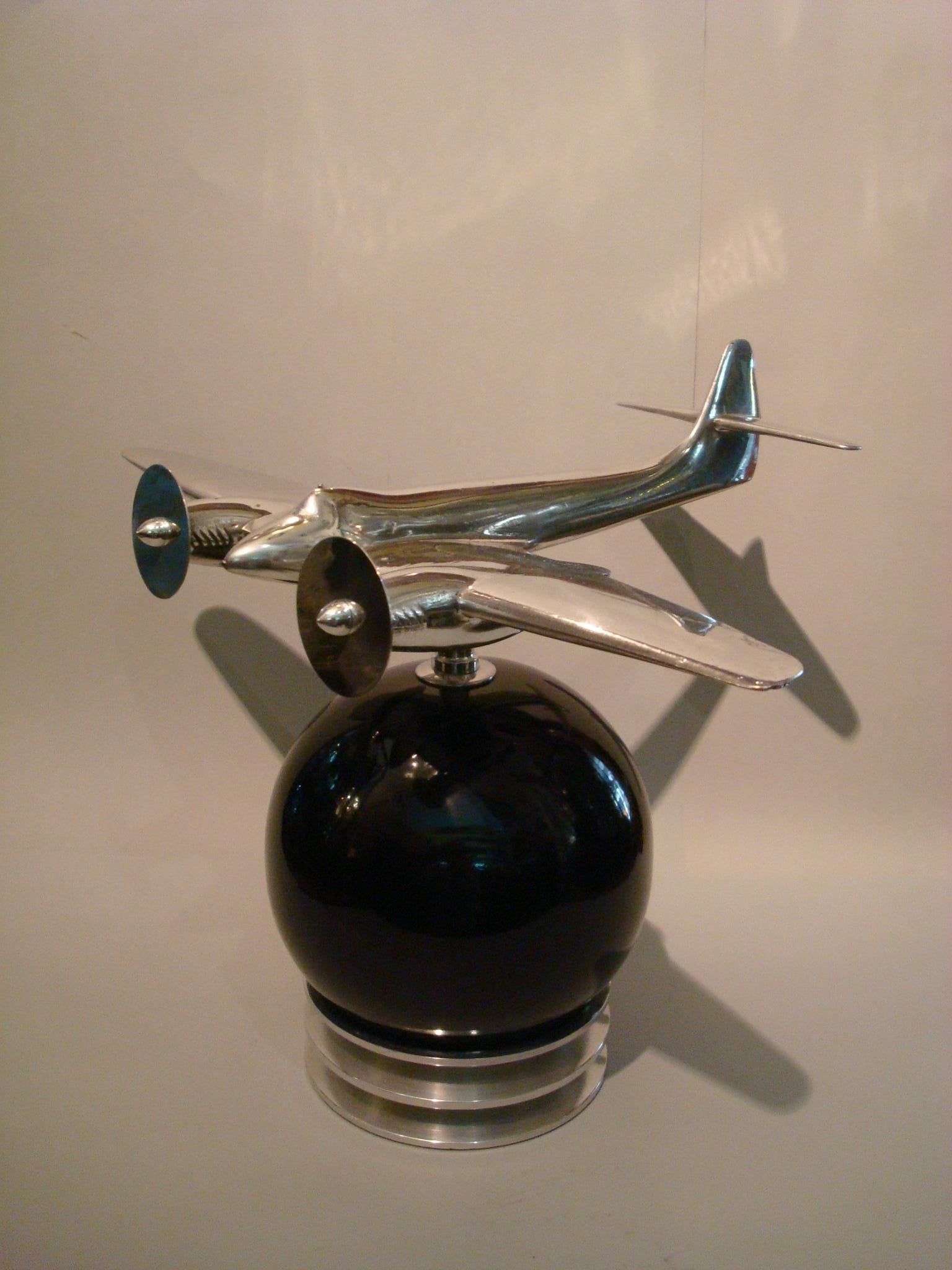 Aviation Vintage Desk Airplane Model 1940s at 1stDibs