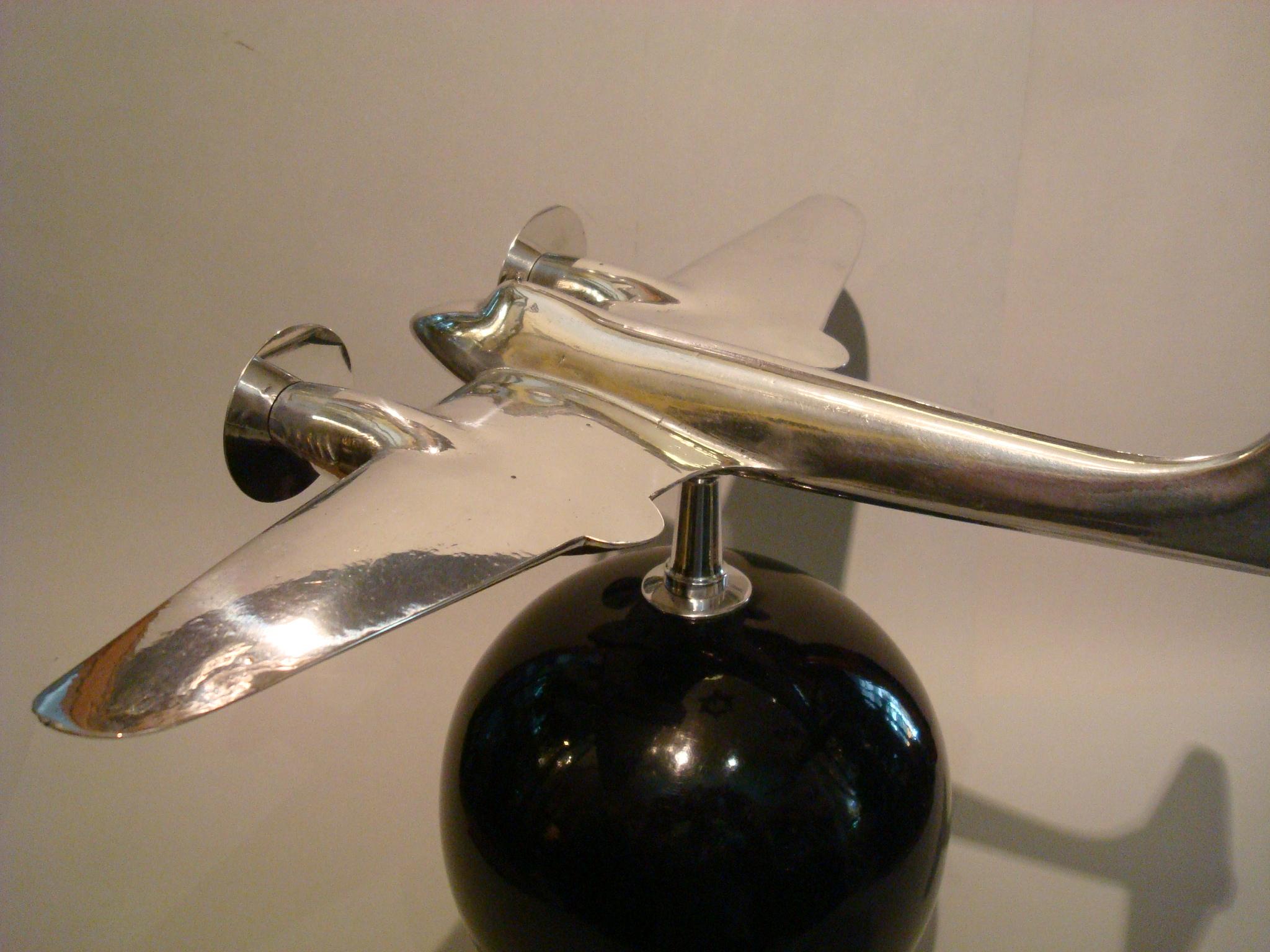 Aviation Vintage Desk Airplane Model 1940s at 1stDibs