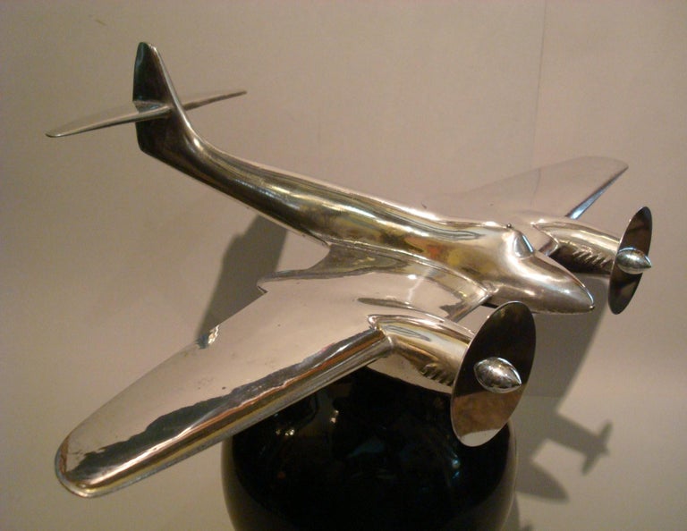 Aviation Vintage Desk Airplane Model 1940s at 1stDibs