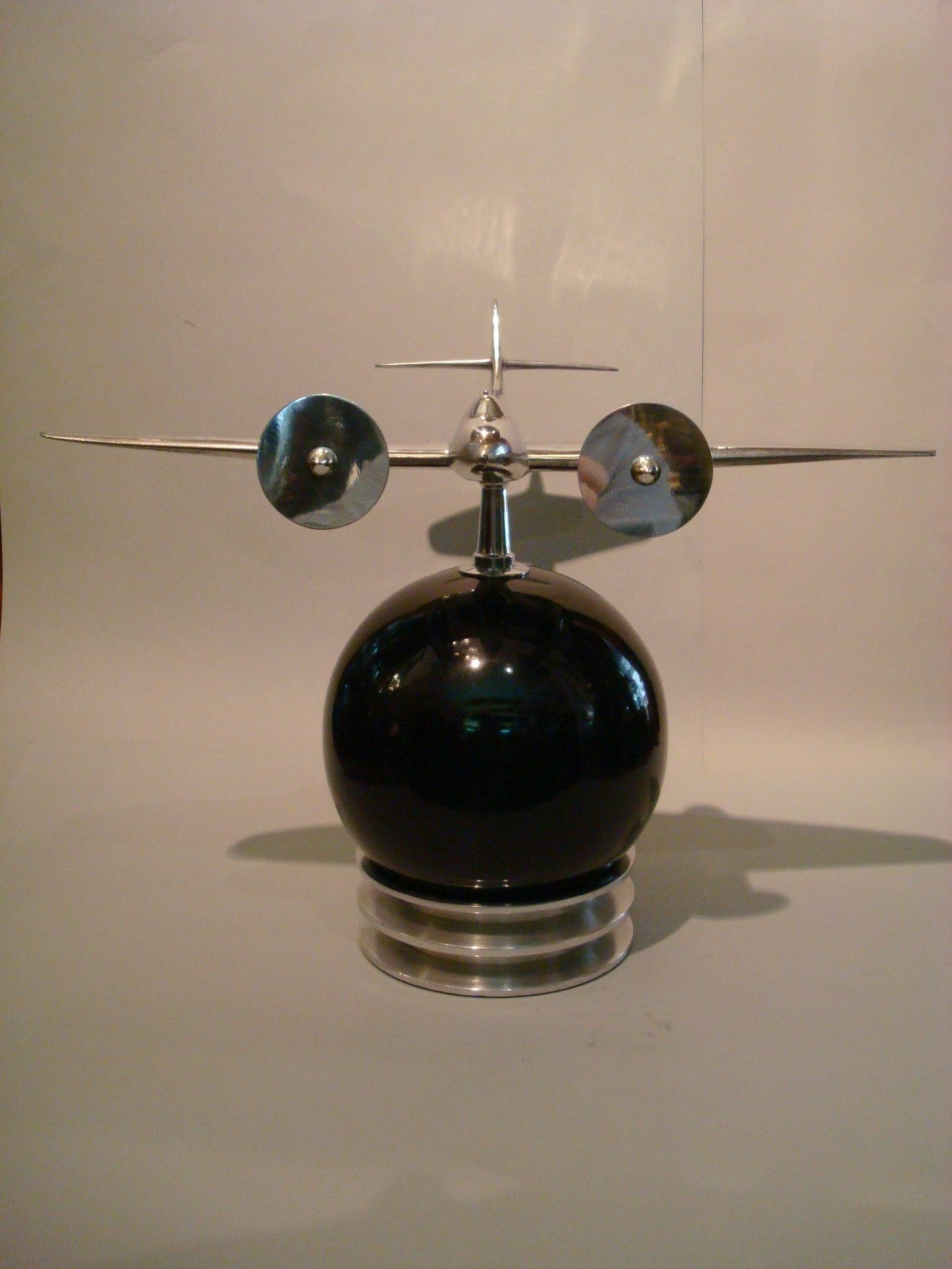 Aviation Vintage Desk Airplane Model 1940s at 1stDibs