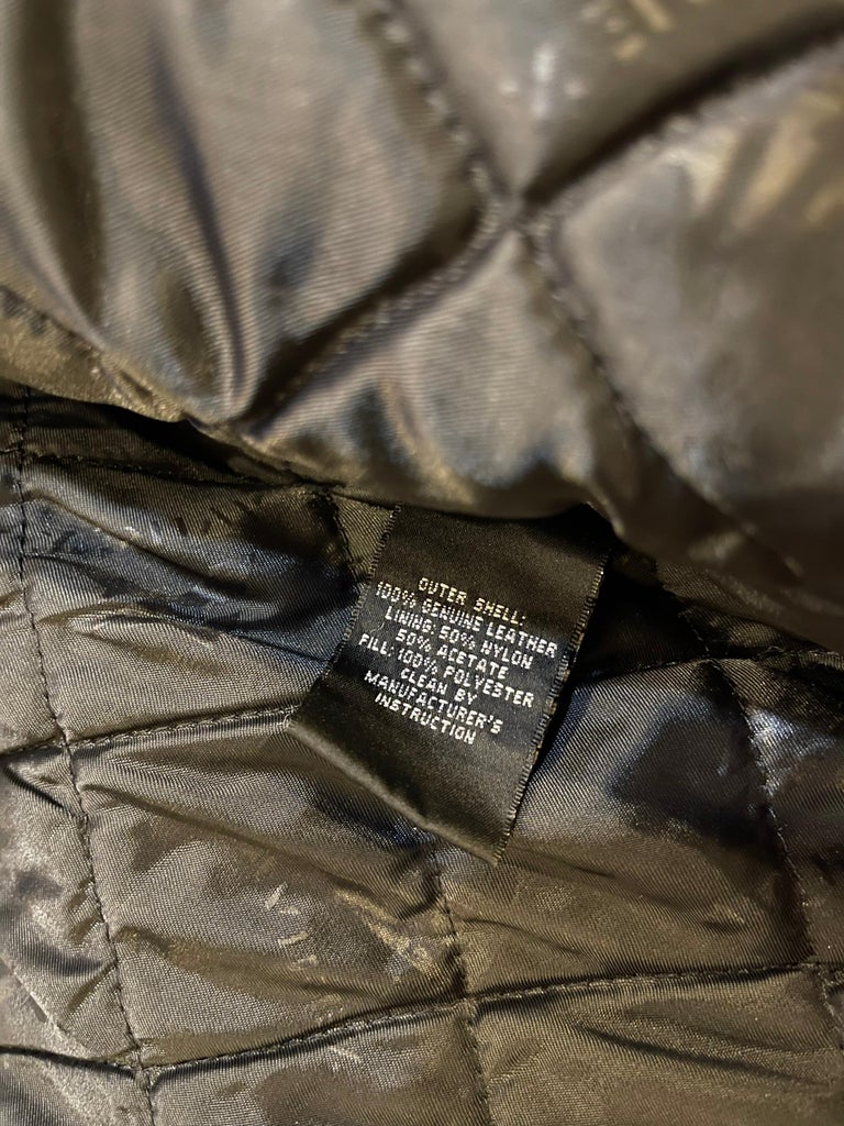 Avirex Limited Edition Hand Painted Dragon Leather Jacket, 3 of 300 For ...