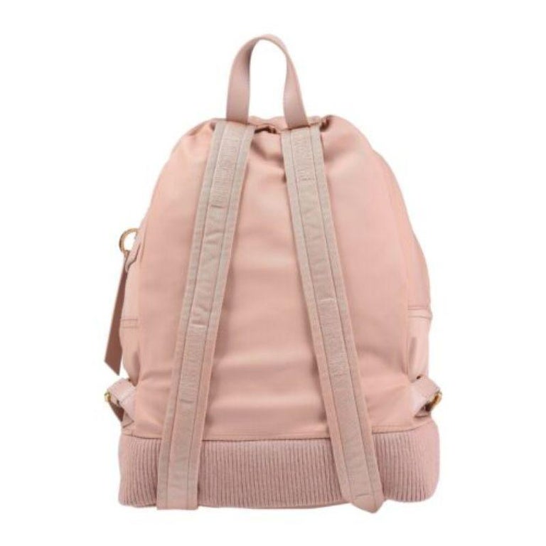 AW17 Moschino Couture Jeremy Scott Peach Bomber Jacket Backpack w/ Gold ...