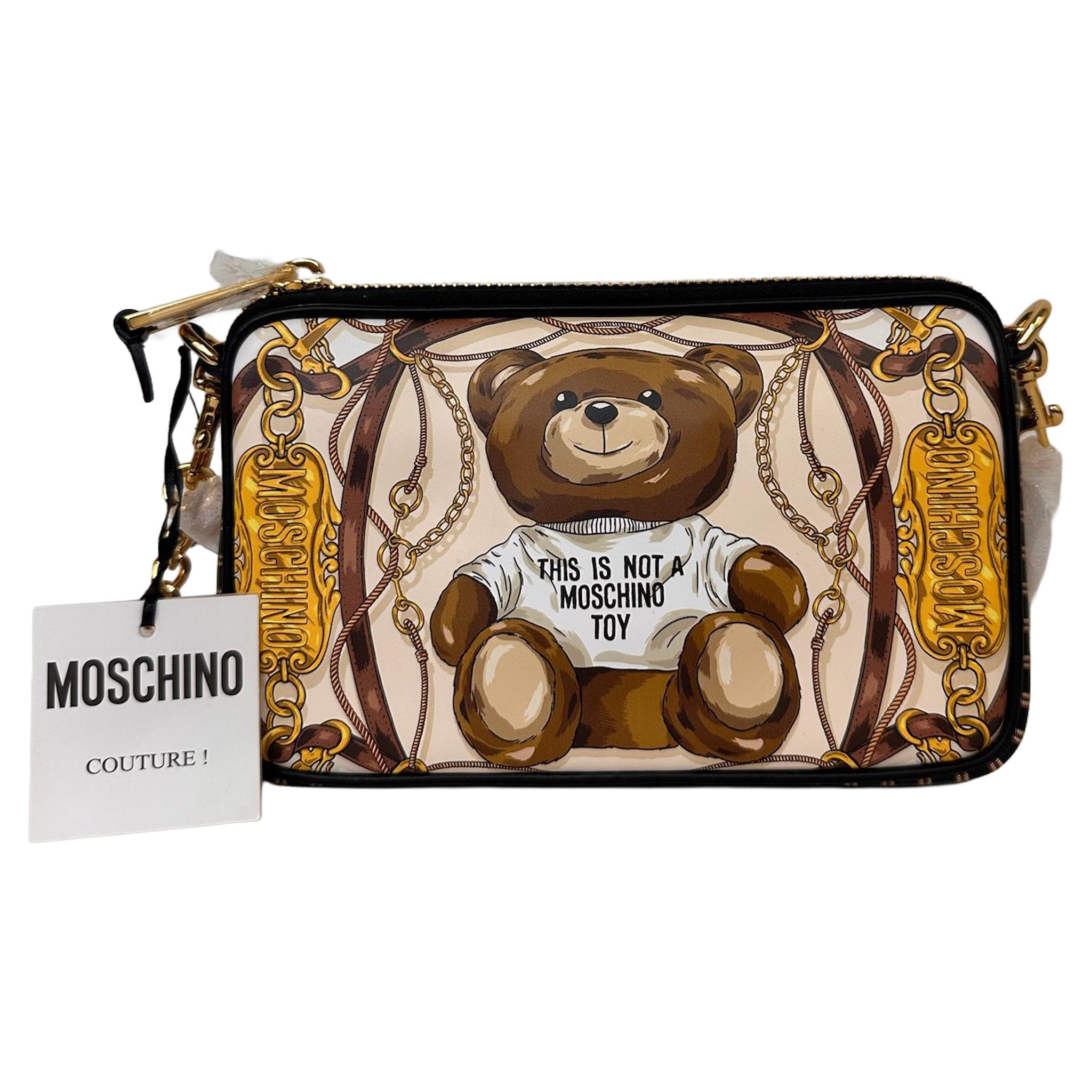 Moschino Couture "This Is not a Moschino Toy" teddy bear bag For Sale ...