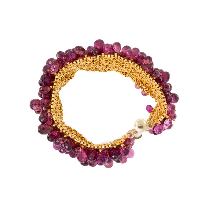 Award Winning Designer Susan Hoge Pink Tourmaline “Fluffy” Bead ...