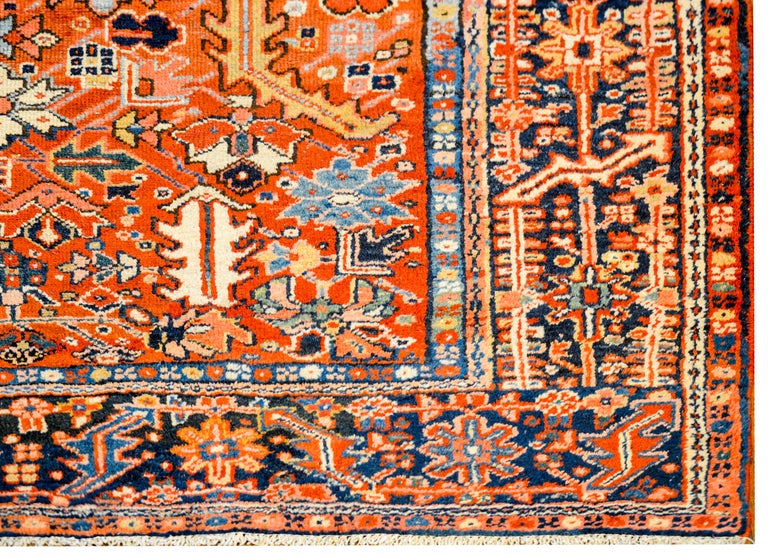 Awesome Early 20th Century Heriz Rug at 1stDibs