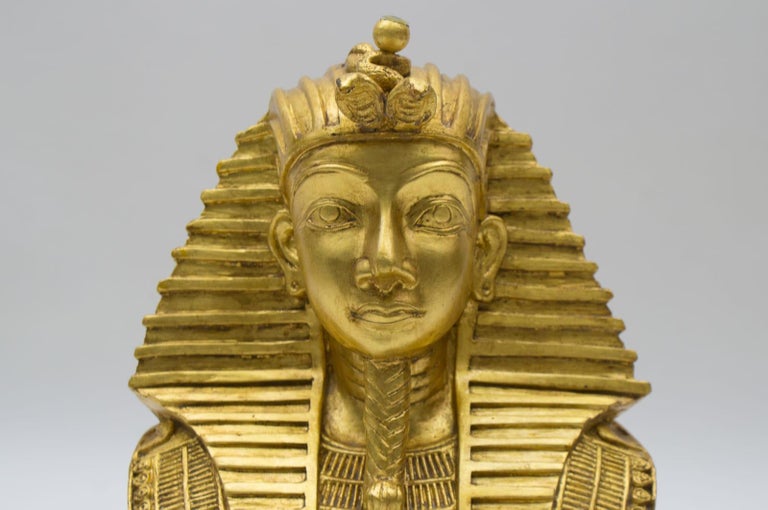 Awesome Egyptian Pharao Ramses Coffee Table Sculpture Legs, 1960s, Italy For Sale at 1stDibs