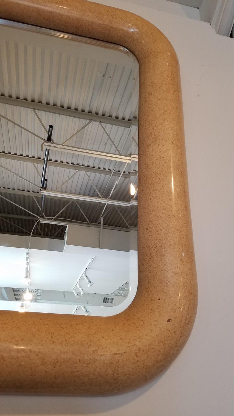 Awesome Karl Springer Style Mirror For Sale at 1stDibs