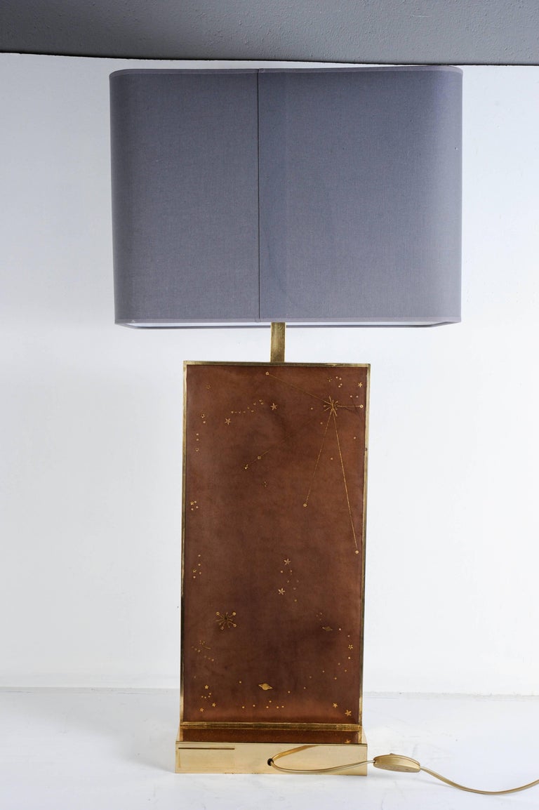 Awesome Pair of Pyrite Lamps by Georges Mathias For Sale at 1stDibs