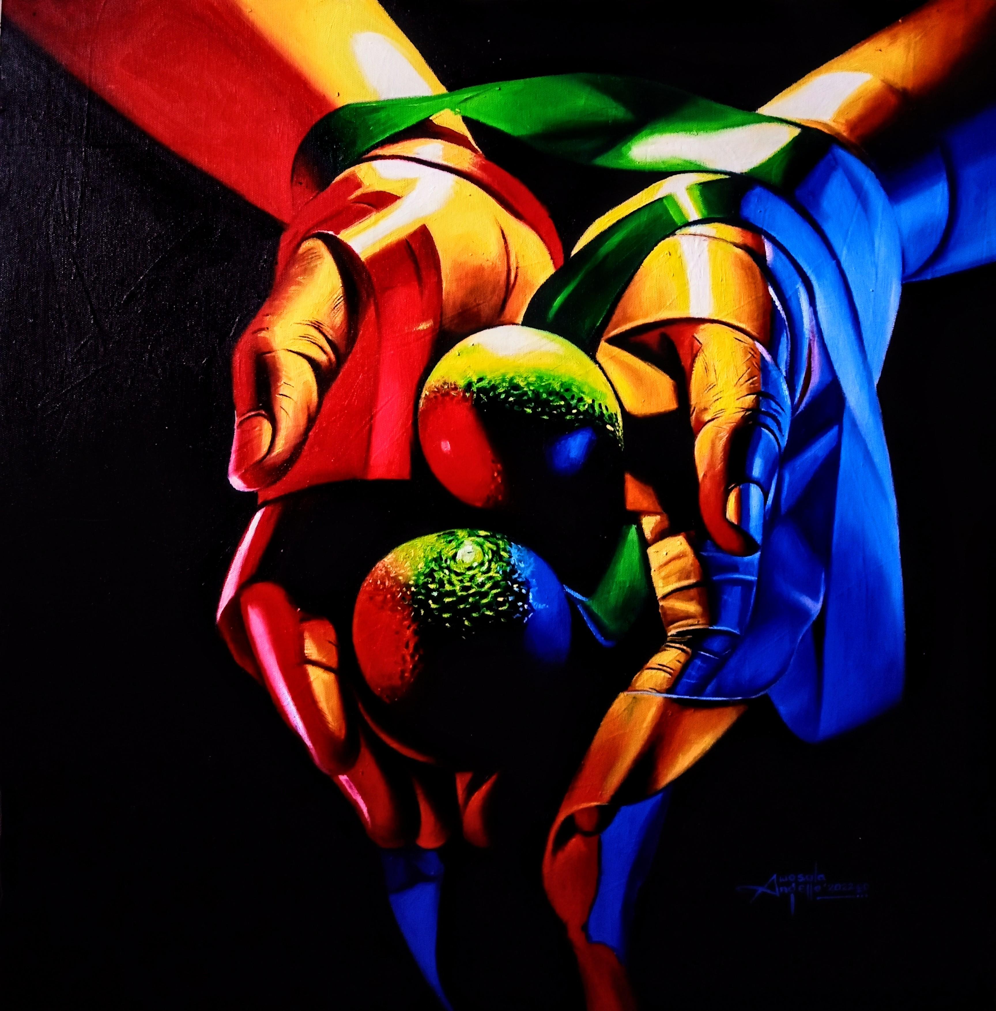 Awosola Michael Angello - What's in the Hands Again? For Sale at 1stDibs