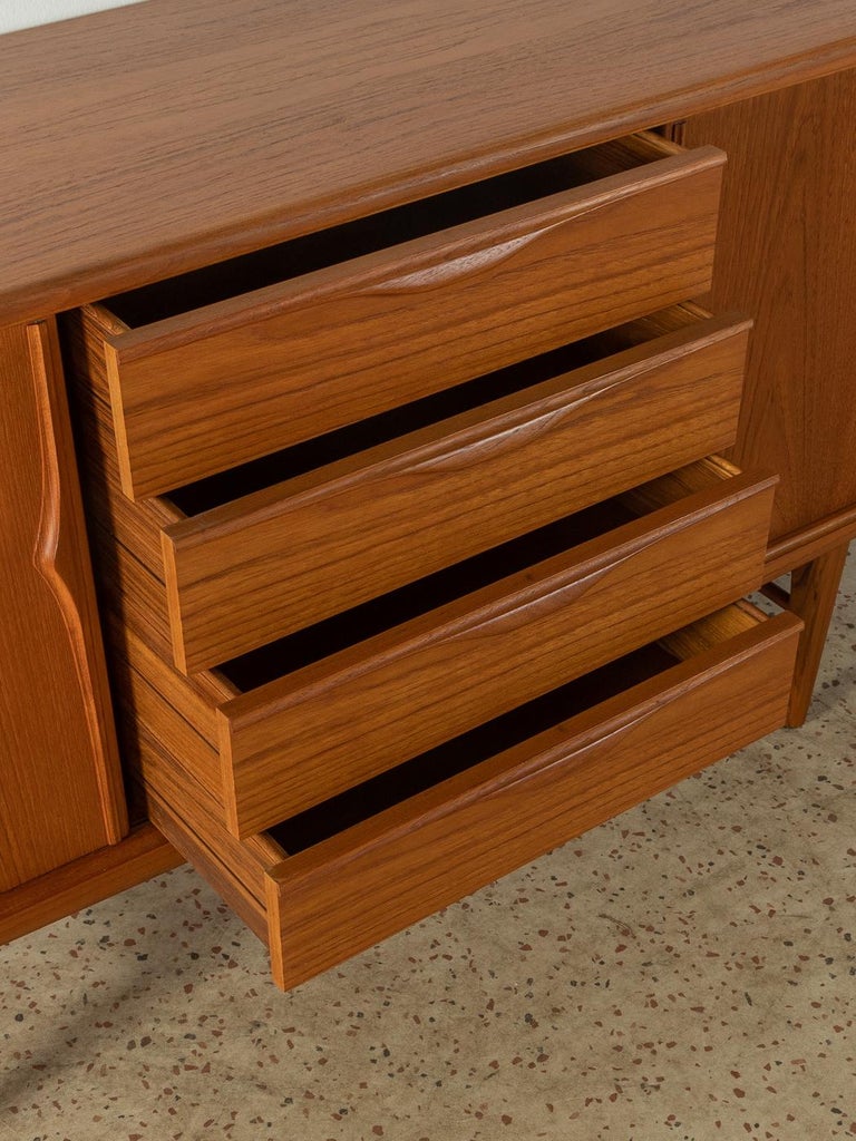 Axel Christensen Highboard in Teak, 1960s Denmark, Aco Møbler For Sale ...