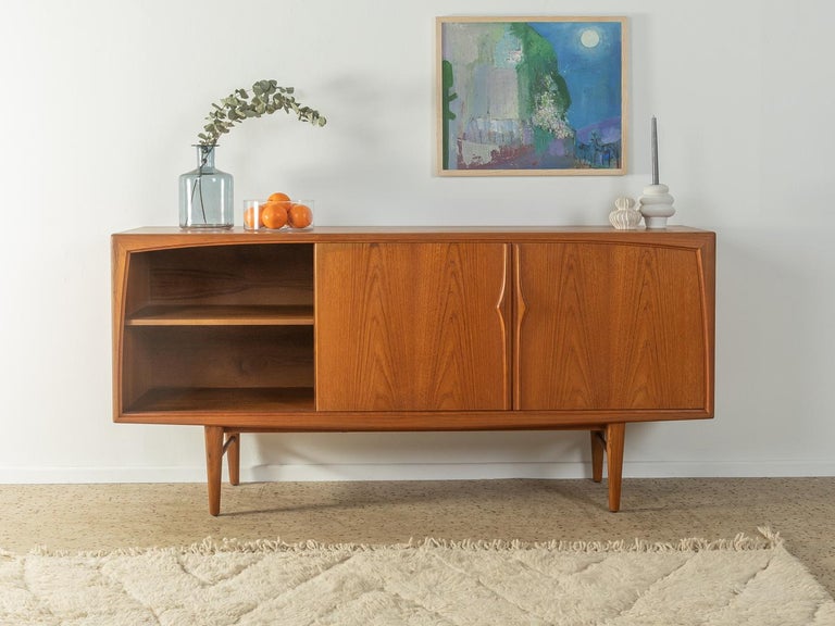 Axel Christensen Highboard in Teak, 1960s Denmark, Aco Møbler For Sale ...