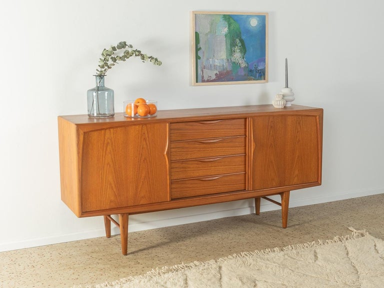 Axel Christensen Highboard in Teak, 1960s Denmark, Aco Møbler For Sale ...