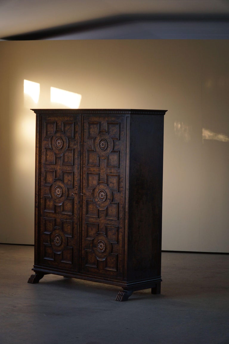 Axel Einar Hjorth, Art Deco Cabinet, Model "Roma" Made by Bodafors ...