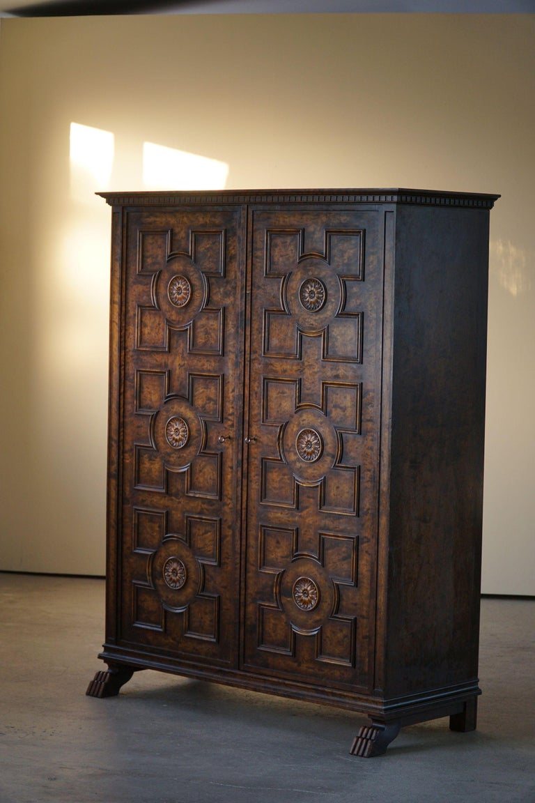 Axel Einar Hjorth, Art Deco Cabinet, Model "Roma" Made by Bodafors ...