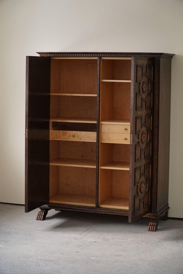 Axel Einar Hjorth, Art Deco Cabinet, Model "Roma" Made by Bodafors ...