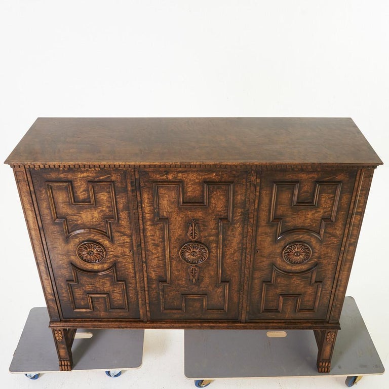 Axel Einar Hjorth Swedish Grace "Roma" Cabinet in Birch, 1920's For ...