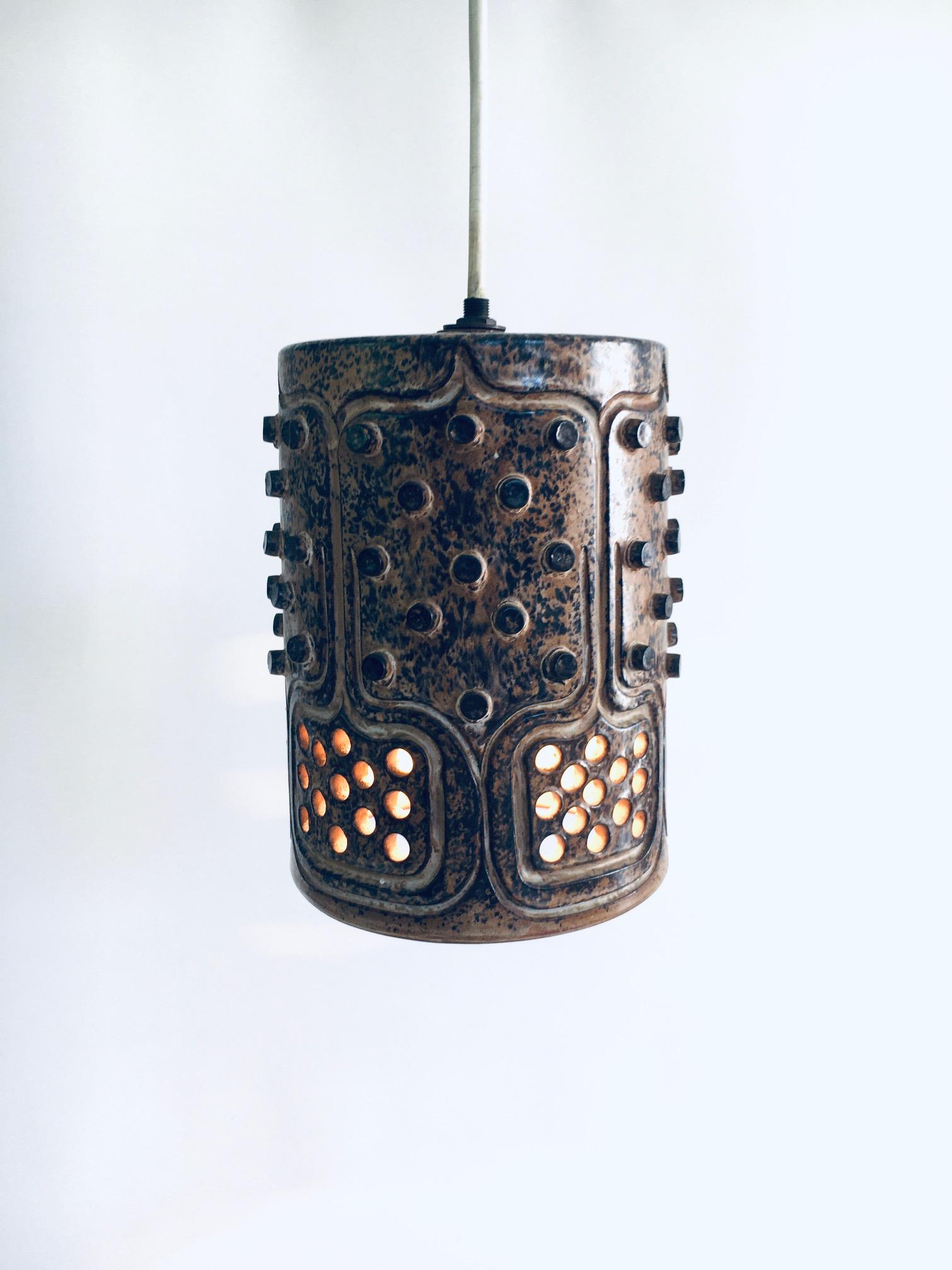 AXELLA Ceramic Pendant Lamp by Helleroe Keramik, Denmark 1960's For ...