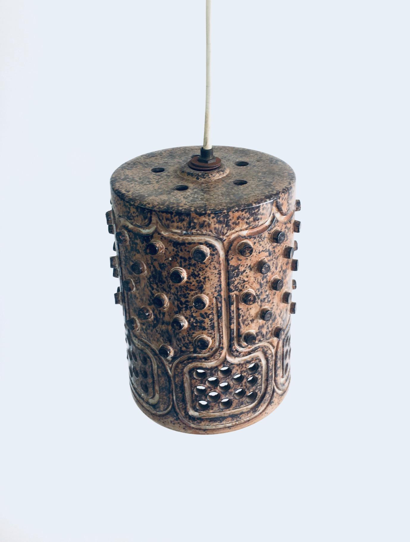 AXELLA Ceramic Pendant Lamp by Helleroe Keramik, Denmark 1960's For ...