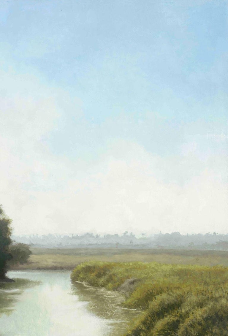 Ayelet Katz - Alexander stream - landscape painting For Sale at 1stDibs