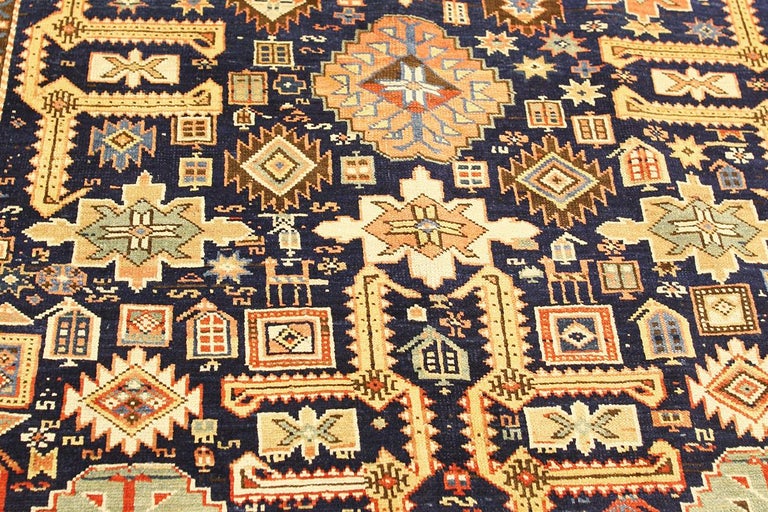 Azerbaijan Rug Karagashli with Geometric Design, ca. 1880 For Sale at ...