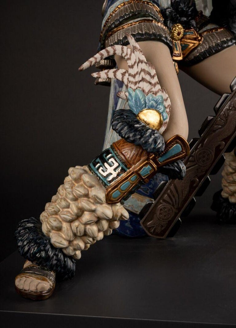 Lladró Aztec Dance Sculpture, Limited Edition For Sale at 1stDibs