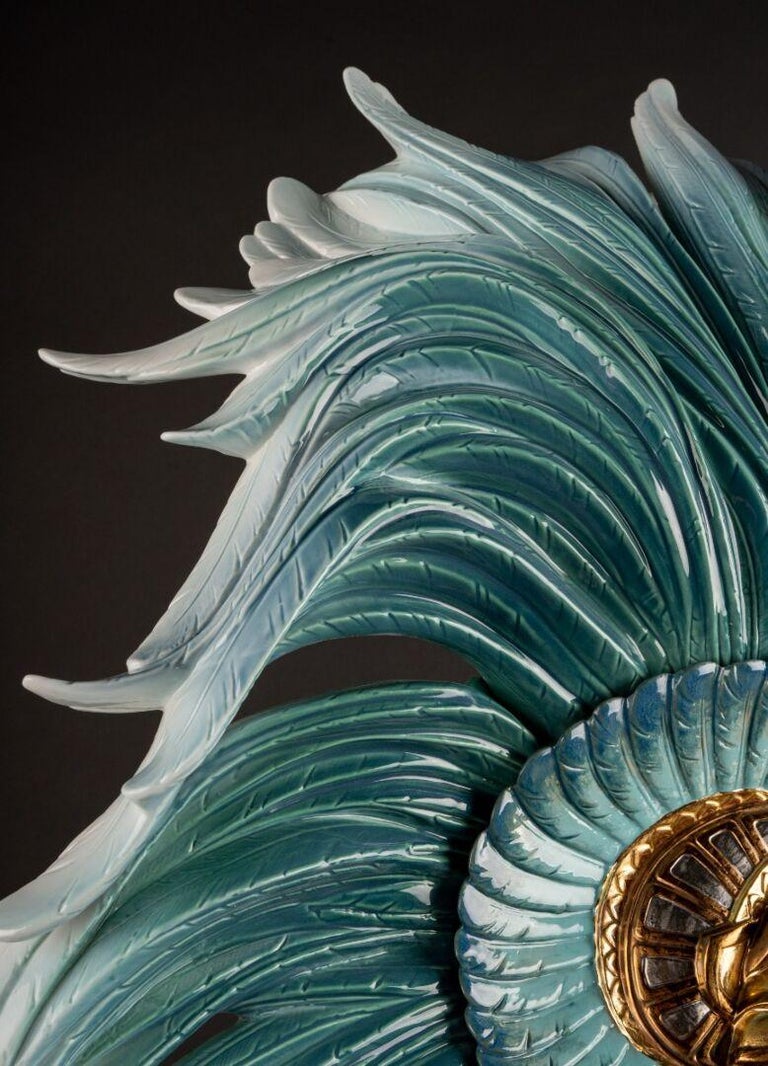 Lladró Aztec Dance Sculpture, Limited Edition For Sale at 1stDibs