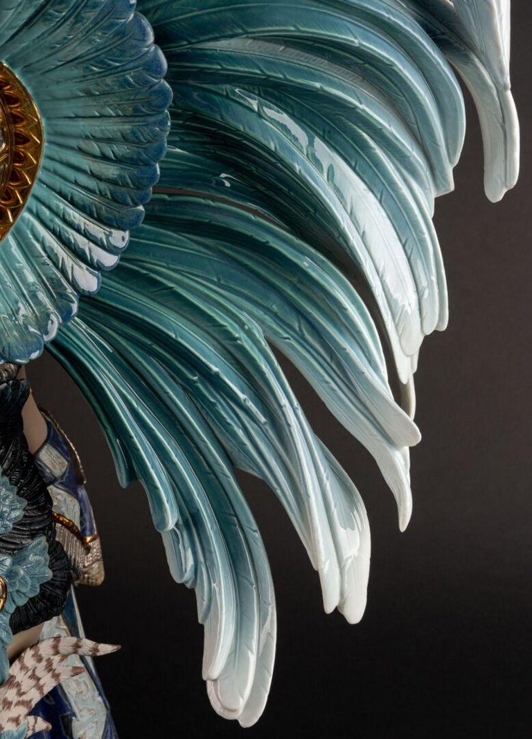 Lladró Aztec Dance Sculpture, Limited Edition For Sale at 1stDibs