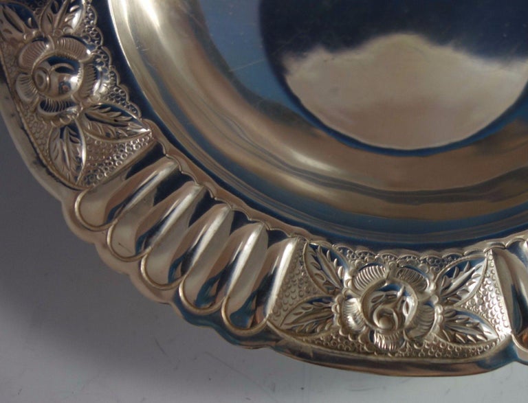 Aztec Rose by Maciel Mexican Mexico Sterling Silver Fruit Bowl #5838-6 ...