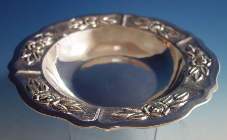 Aztec Rose by Maciel Mexican Mexico Sterling Silver Fruit Bowl #6522/5 ...