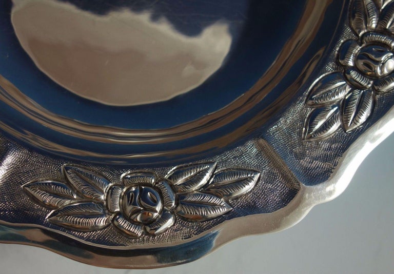 Aztec Rose by Maciel Mexican Mexico Sterling Silver Fruit Bowl #6522/5 ...