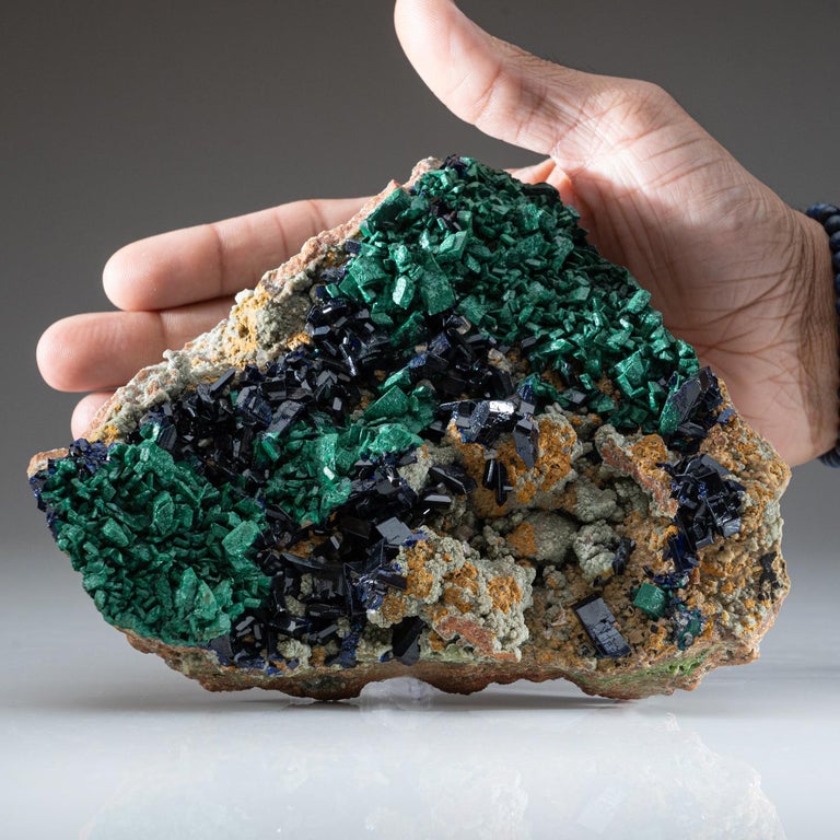 Azurite and Malachite From Oshikoto, Namibia For Sale at 1stDibs