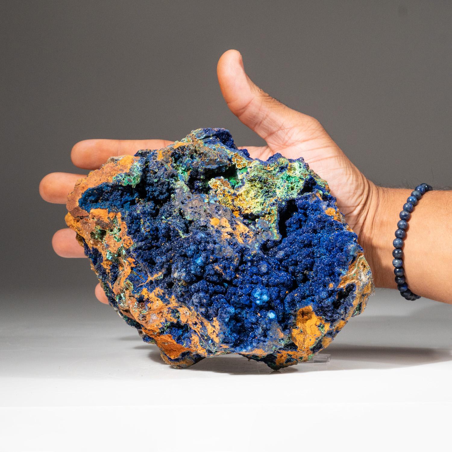 Azurite on Malachite from Liufengshan Mine, Guichi, Chizhou, Anhui ...