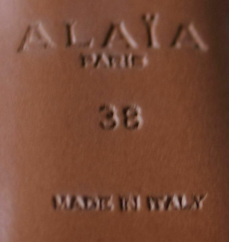 Azzedine Alaïa Laser-Cut Leather Sandals For Sale at 1stDibs | alaia ...