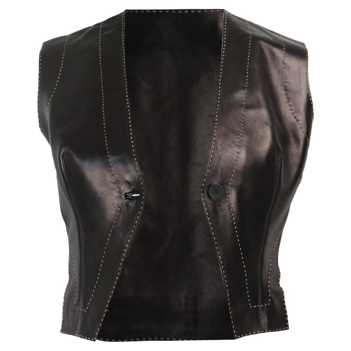 Alaia Men's Leather Bomber Jacket at 1stDibs | alaia jacket