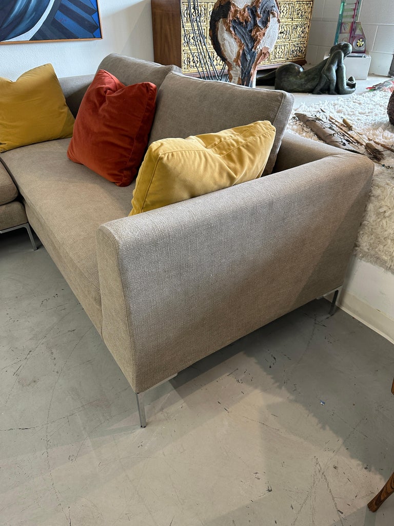 B and B Italia Charles Sectional Sofa For Sale at 1stDibs