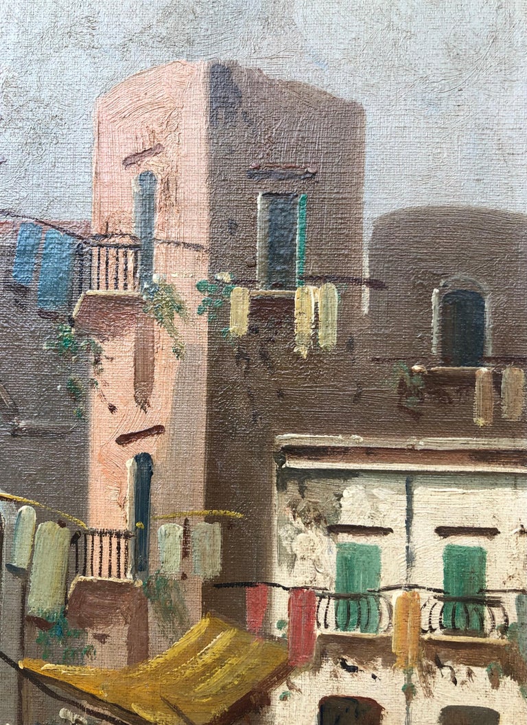 B. Ciappa - Lively village square For Sale at 1stDibs