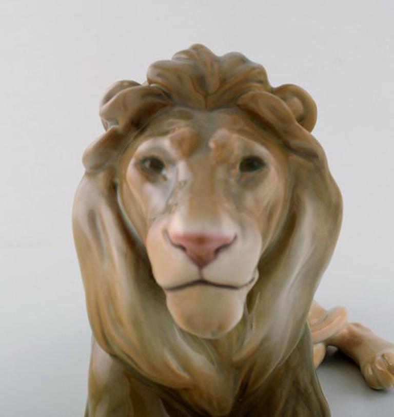 B and G Bing and Grondahl Lying Lion Number 1793 at 1stDibs | lio bing