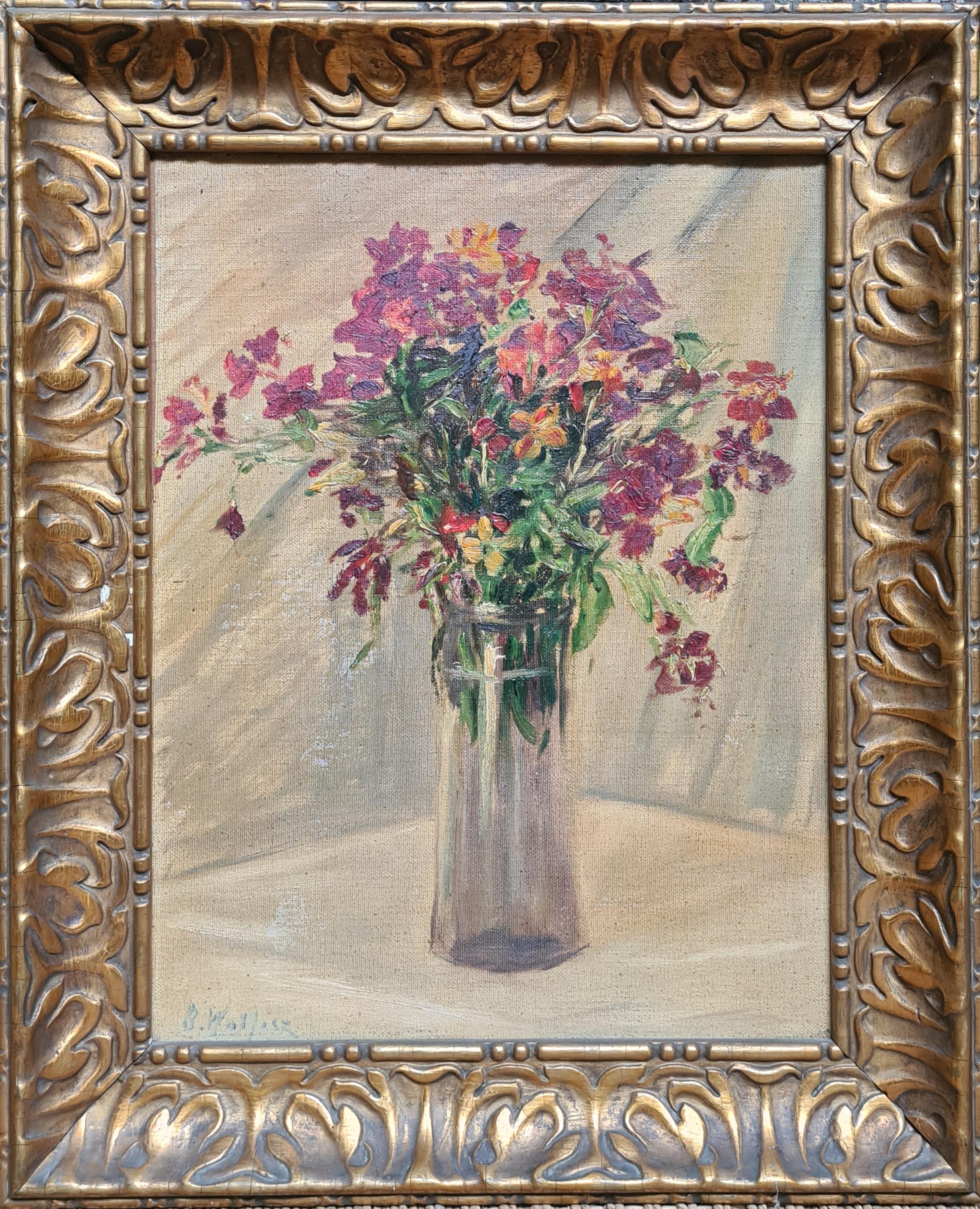 B Wolfasz - Still Life with Flowers in a Vase 2, Hommage to the ...