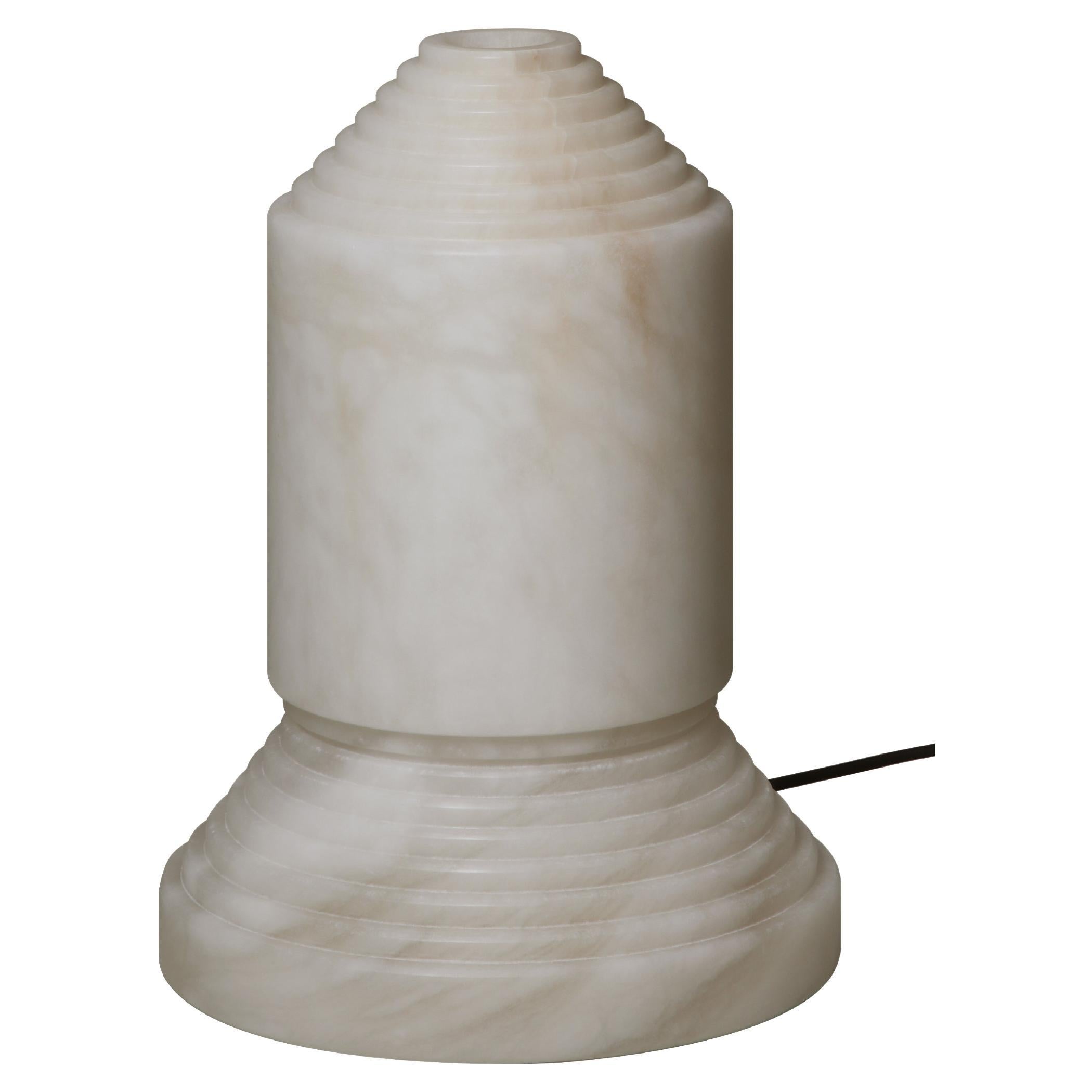 Italian Alabaster Vessel Table Lamp at 1stDibs