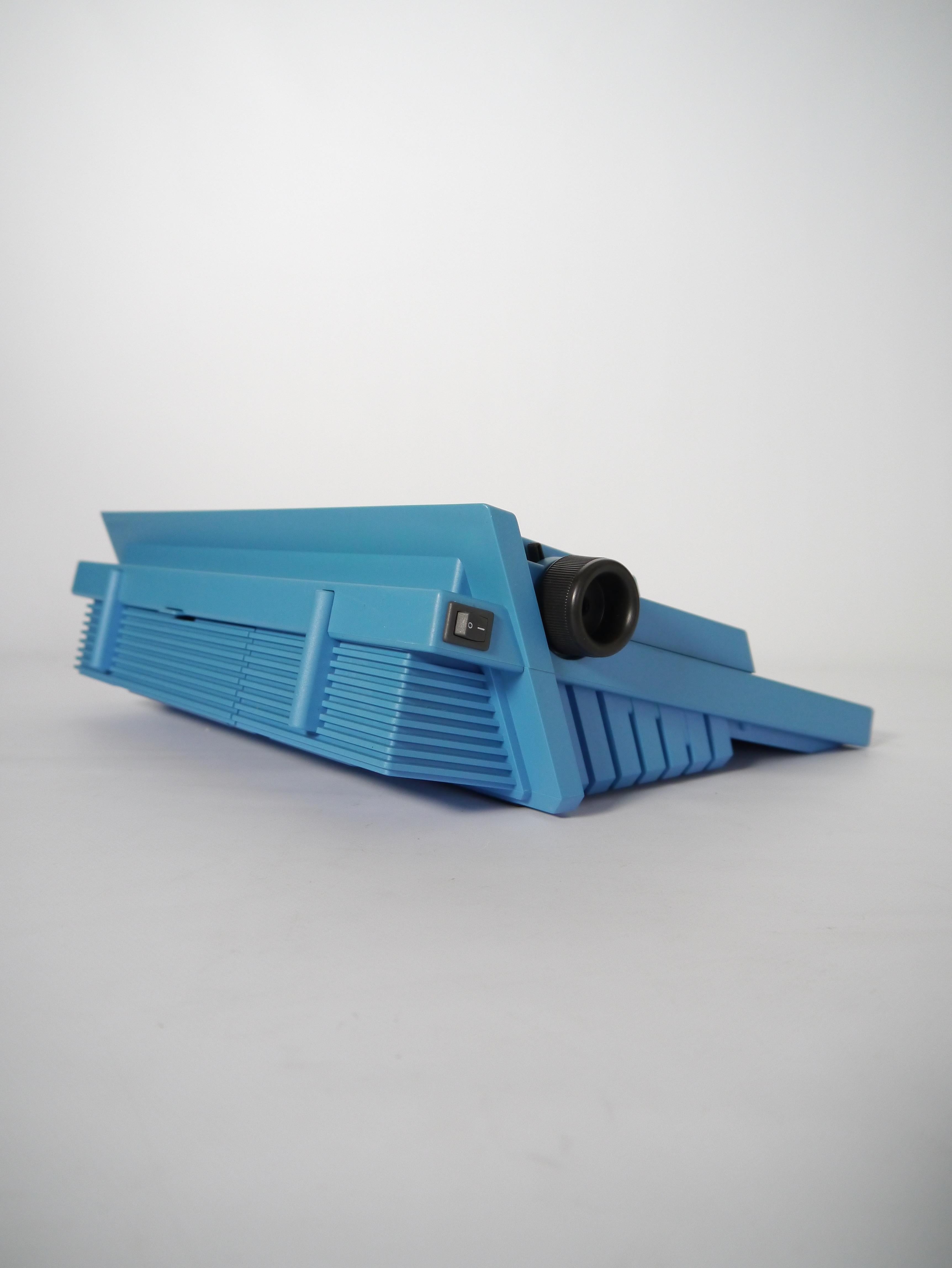 Baby Blue Olivetti ET 55 Portable Typewriter designed by Mario Bellini ...