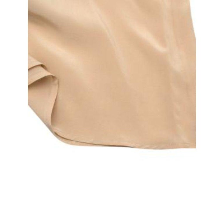 baby blue silk crepe and tulle cut-out dress For Sale at 1stDibs