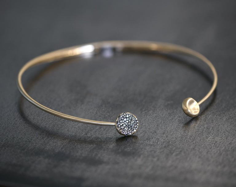 'Baby Malak' Duo Champagne Diamond Choker For Sale at 1stDibs