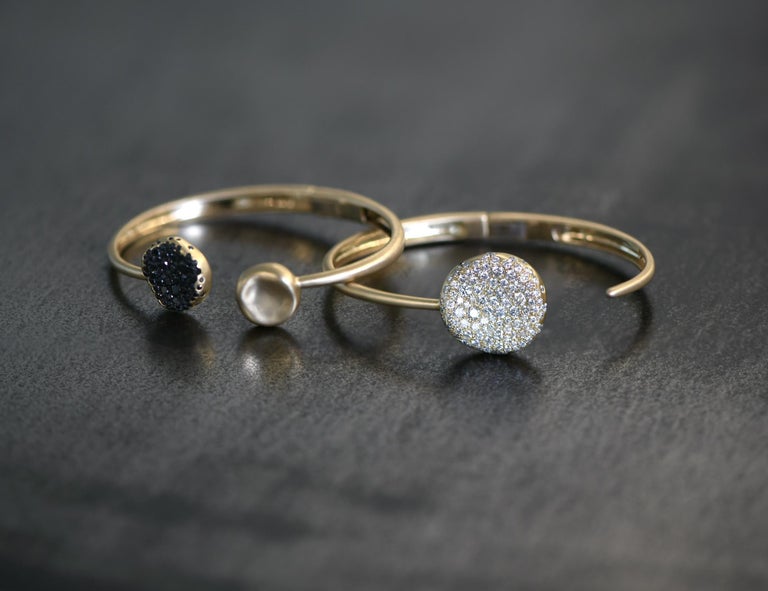 'Baby Malak' Original Ice Cuff in 18K Gold and 2.35CT of White Diamond ...