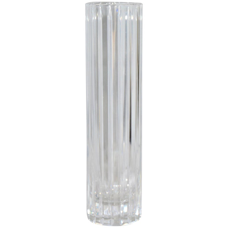 Baccarat Clear Crystal Bud Vase at 1stDibs