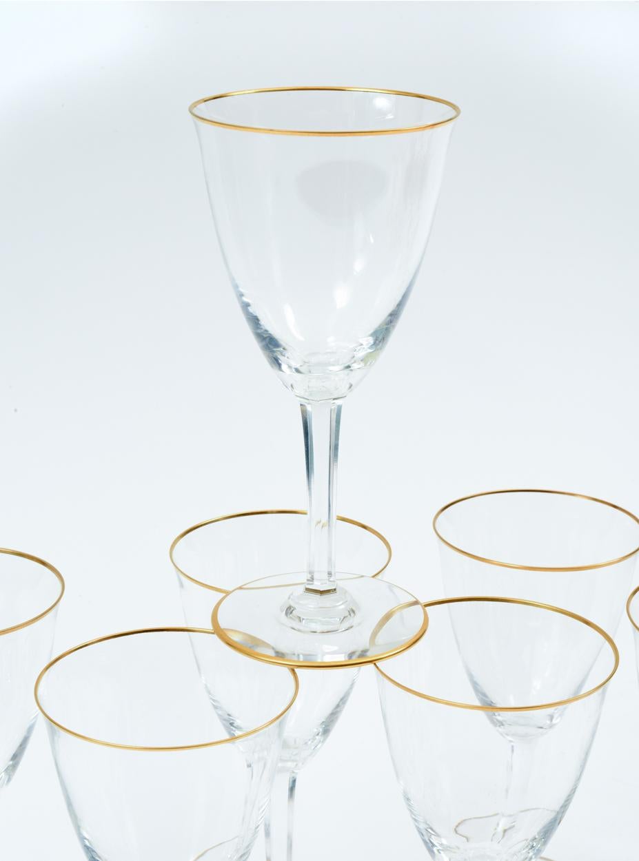 Baccarat Crystal Barware / Tableware Wine Service / 14 People at 1stDibs