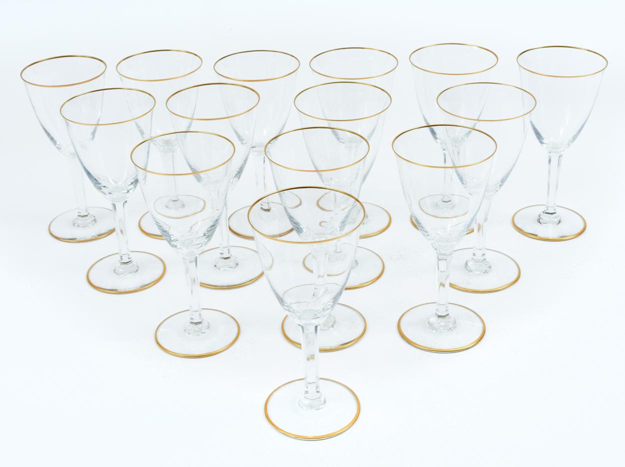 Baccarat Crystal Barware / Tableware Wine Service / 14 People at 1stDibs