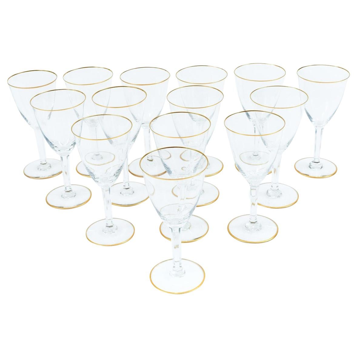 Baccarat Crystal Barware / Tableware Wine Service / 14 People at 1stDibs