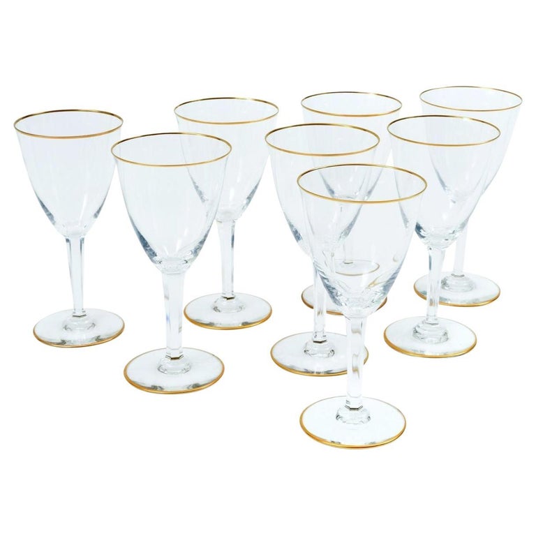 Baccarat Crystal Barware / Tableware Glassware / 8 People For Sale at ...